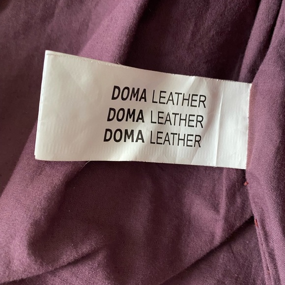 DOMO | Jackets & Coats | Domo Genuine Leather Moto Jacket | Poshmark